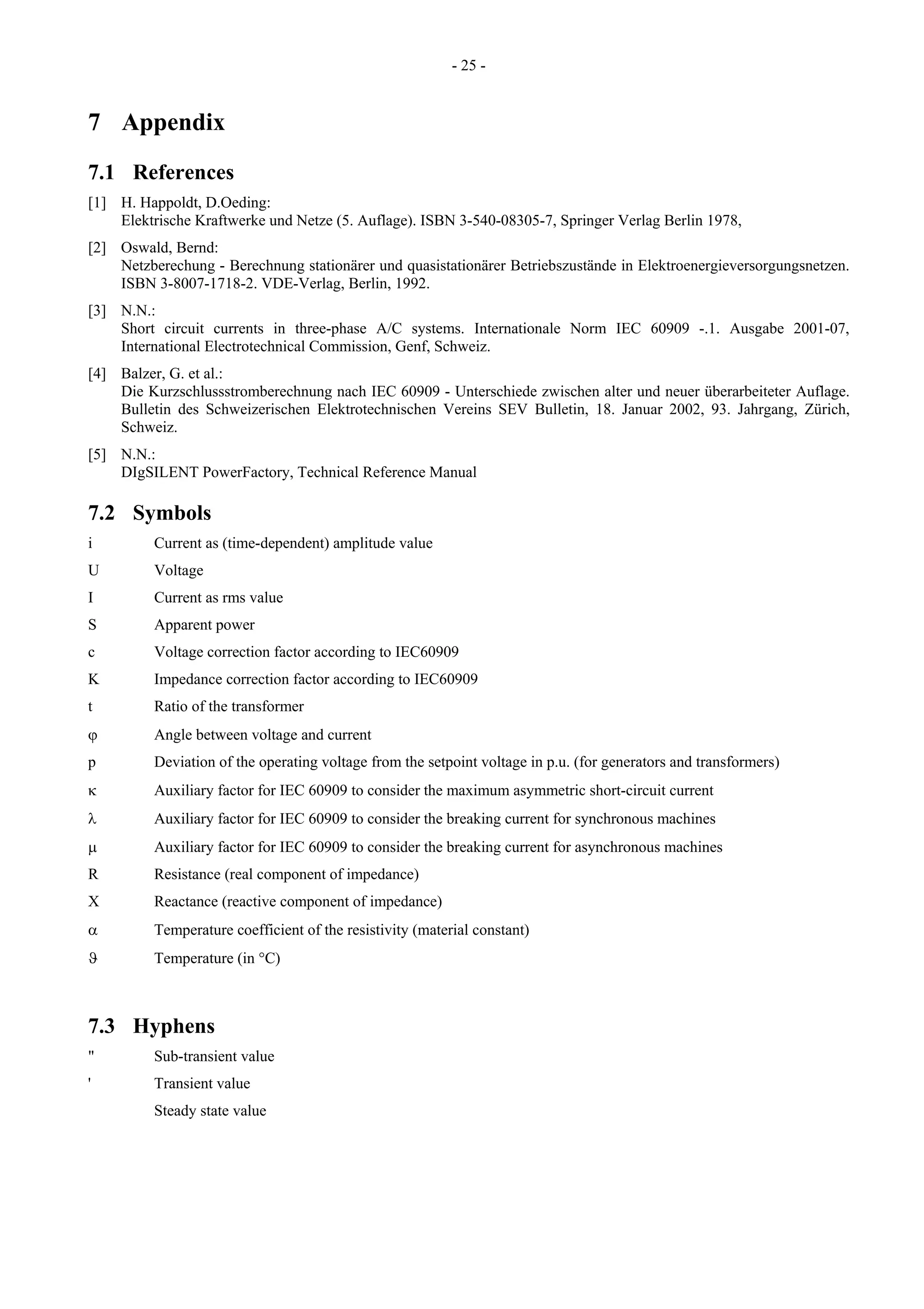 DigSILENT PF - 05 short circuit theory | PDF