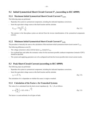 DigSILENT PF - 05 short circuit theory | PDF