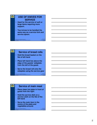 05 silver service | PDF