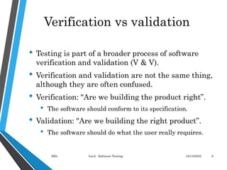 05_SoftwareTesting.pdf student of comuter | PPT
