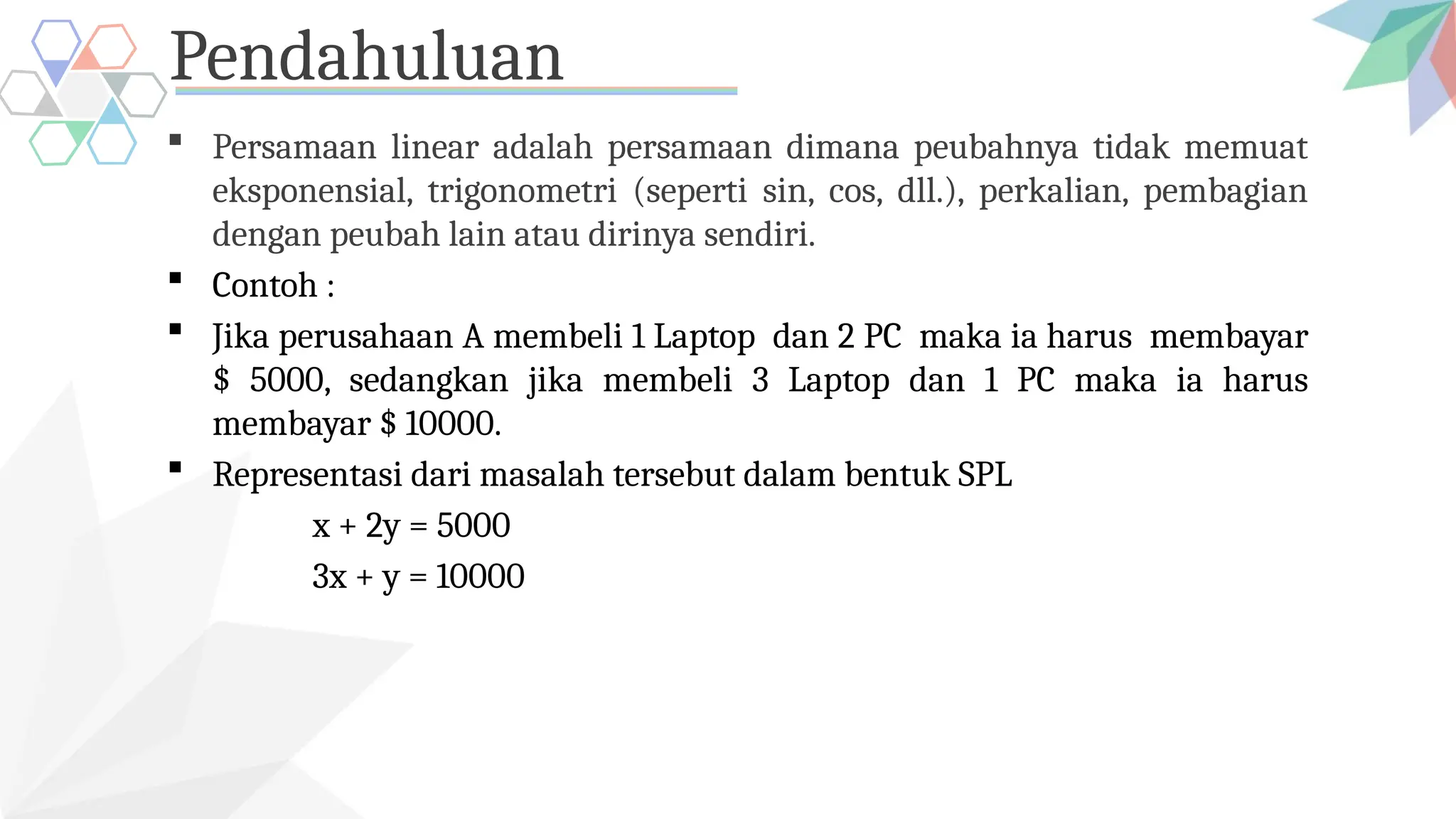 05 Solusi Sistem persamaan linear dengan OBE.pptx