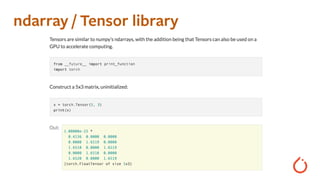 PyTorch - an ecosystem for deep learning with Soumith Chintala (Facebook AI) | PDF