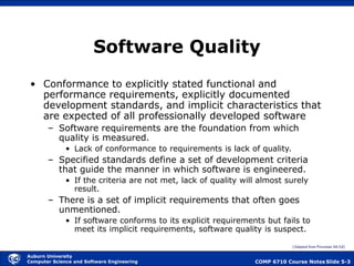 05_SQA_Overview.ppt | Computer Software and Applications | Computing
