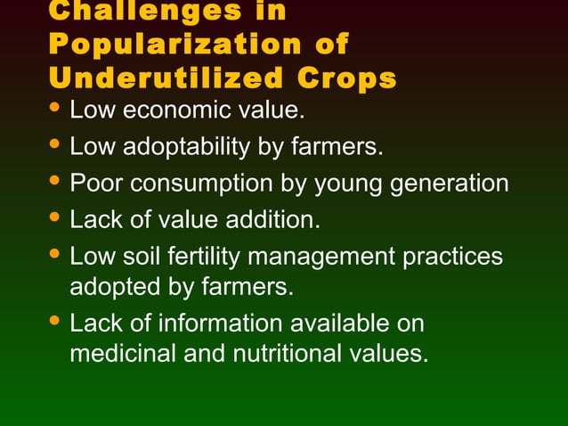 Country Status Reports on Underutilized Crops by Hemantha Wijewardena ...