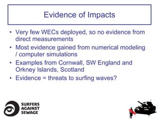 The Potential Effect of Wave Energy Converters on Surfing Waves - Steve ...