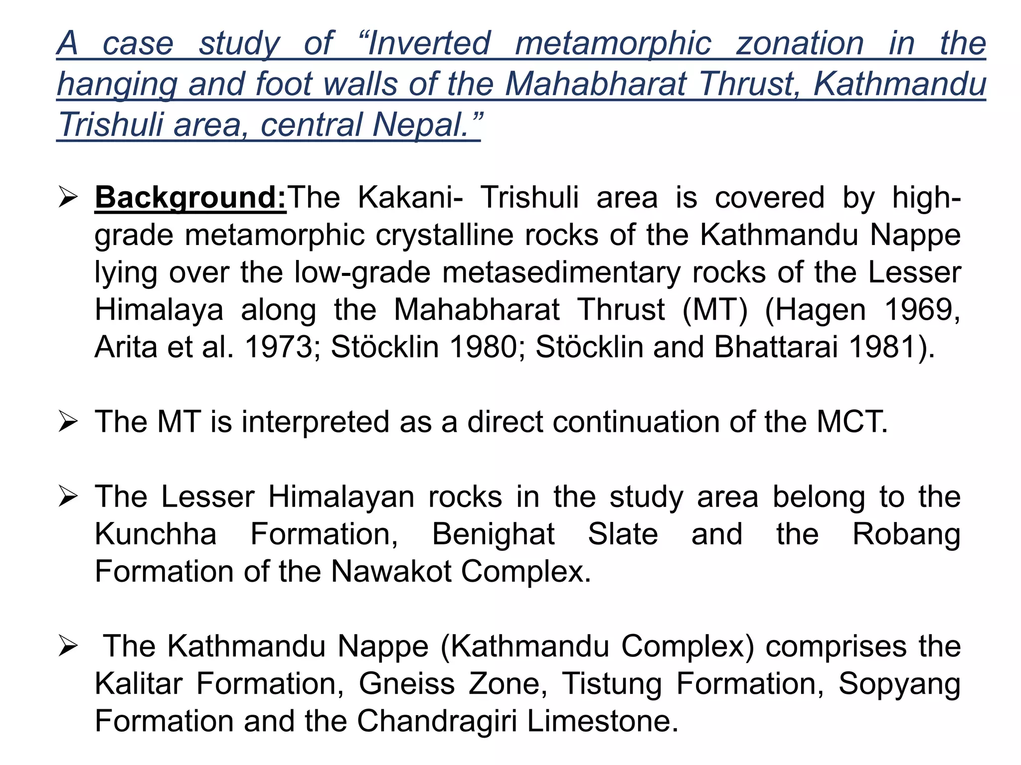 Metamorphism in Himalaya | PPTX