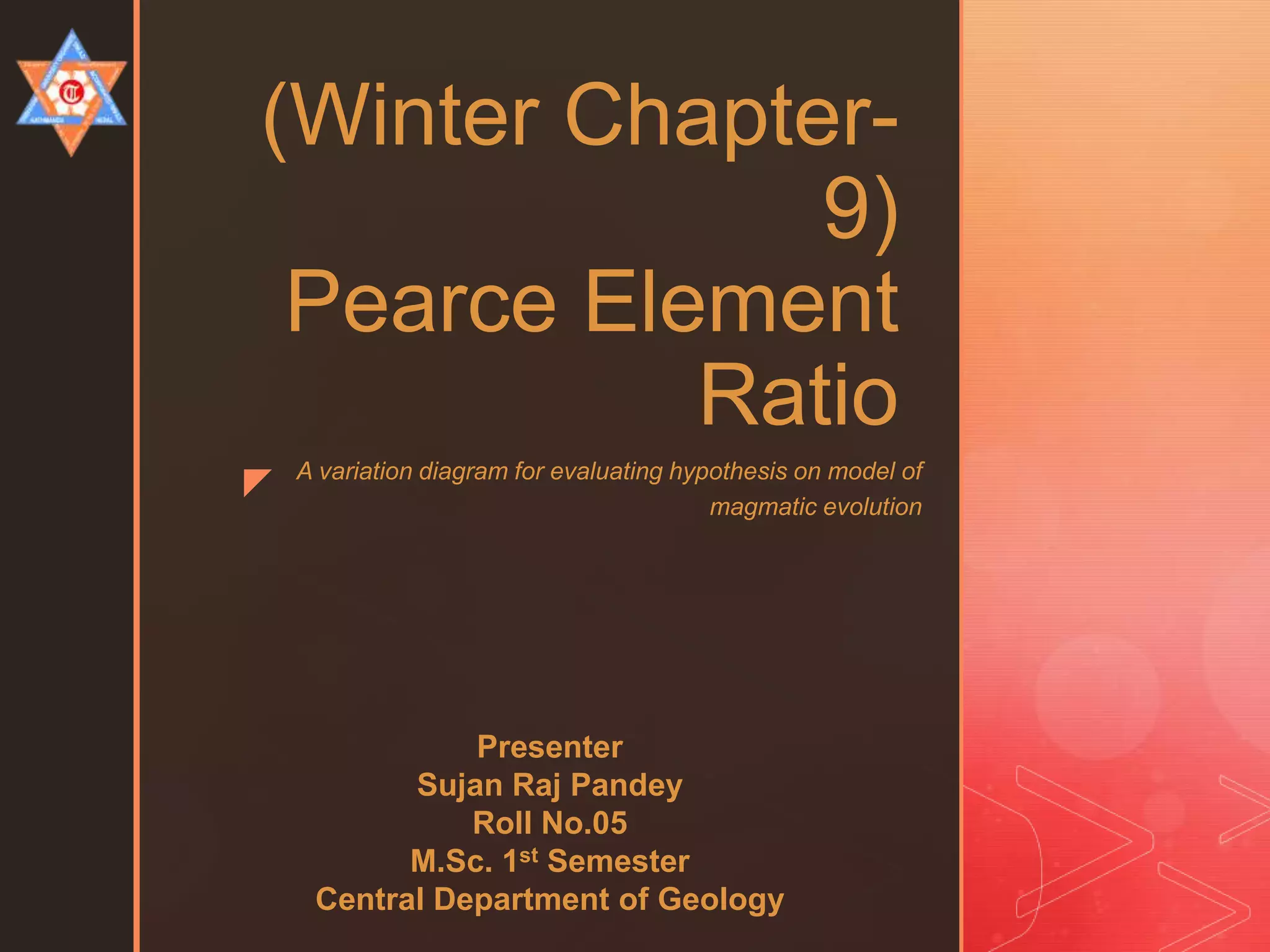 Pearce Element Ratio (PER).pptx