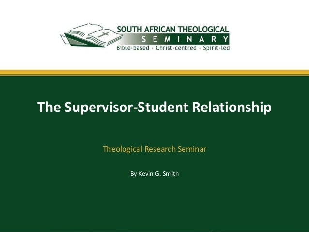 05 The Supervisor-Student Relationship