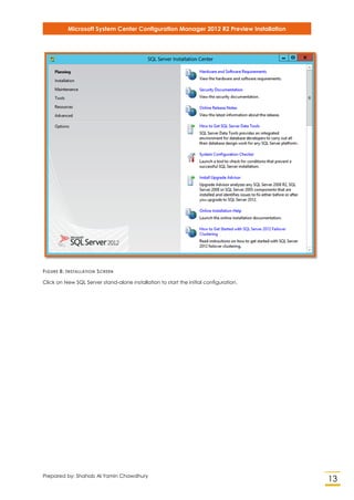 Microsoft System Center Configuration Manager 2012 R2 Installation | PDF