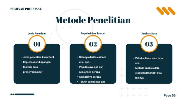 template ppt kuantitatif mahasiswa sempro | PPTX