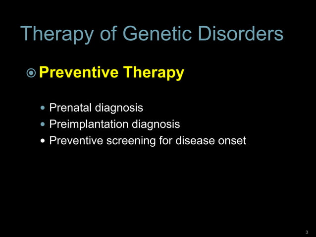 terapi gen kelainan genetik genetic disorders treatment | PPTX