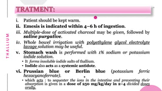 Thallium- inorganic metallic poison (Forensic Toxicology) | PPTX