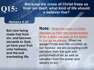 05 the cross of christ bible study | PPT