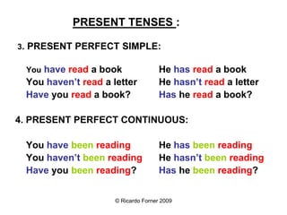 The Verbal System RF | PPT