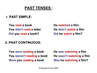 The Verbal System RF | PPT