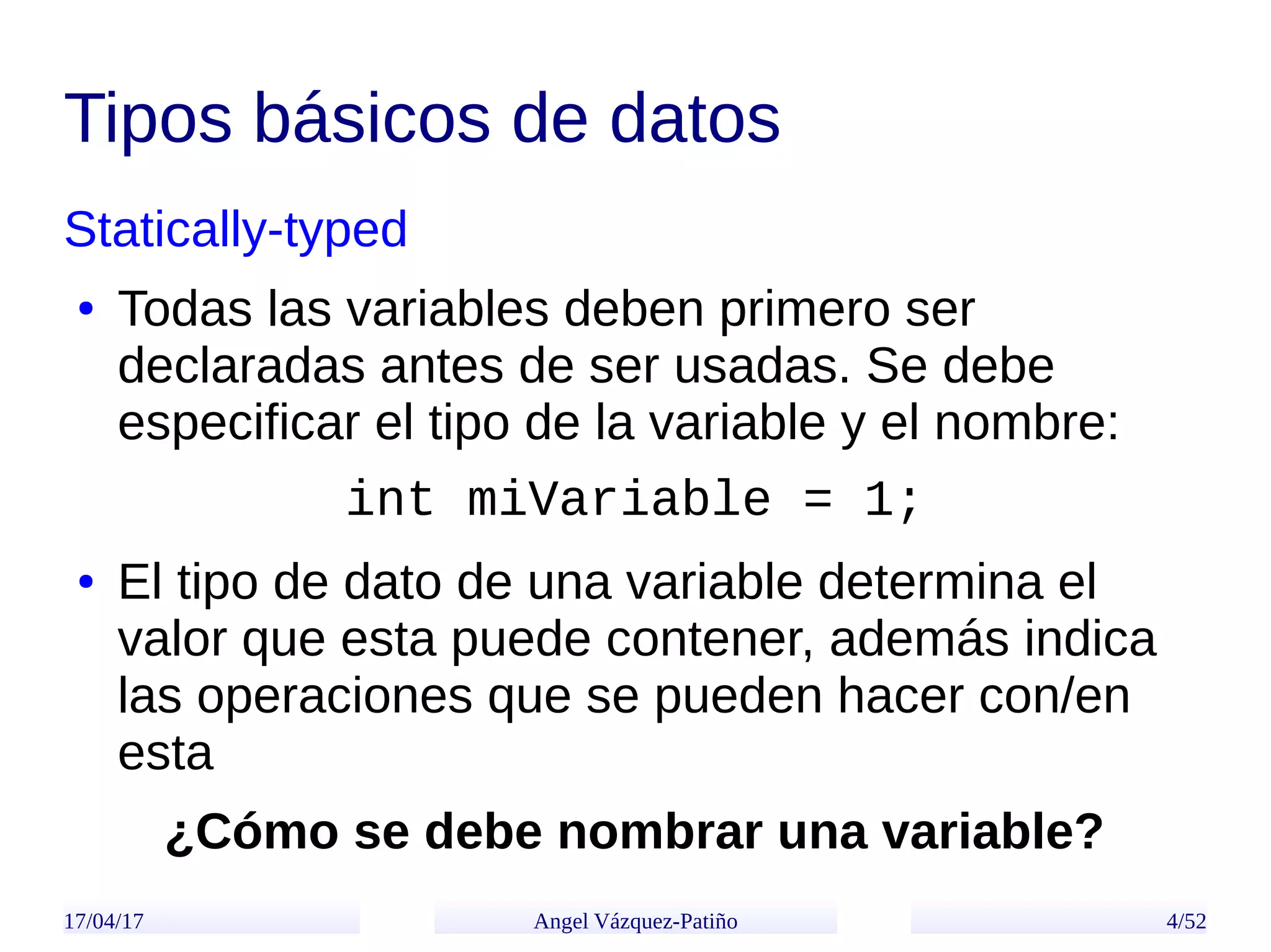Programación 1 Tipos Básicos De Datos En C Pdf Programming 8061