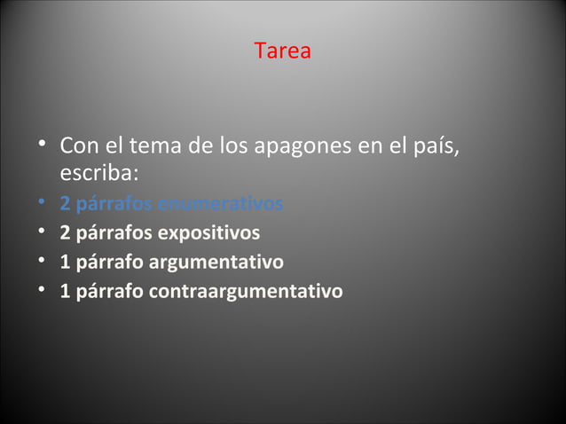 05 Tipos de párrafos | PPT | Science