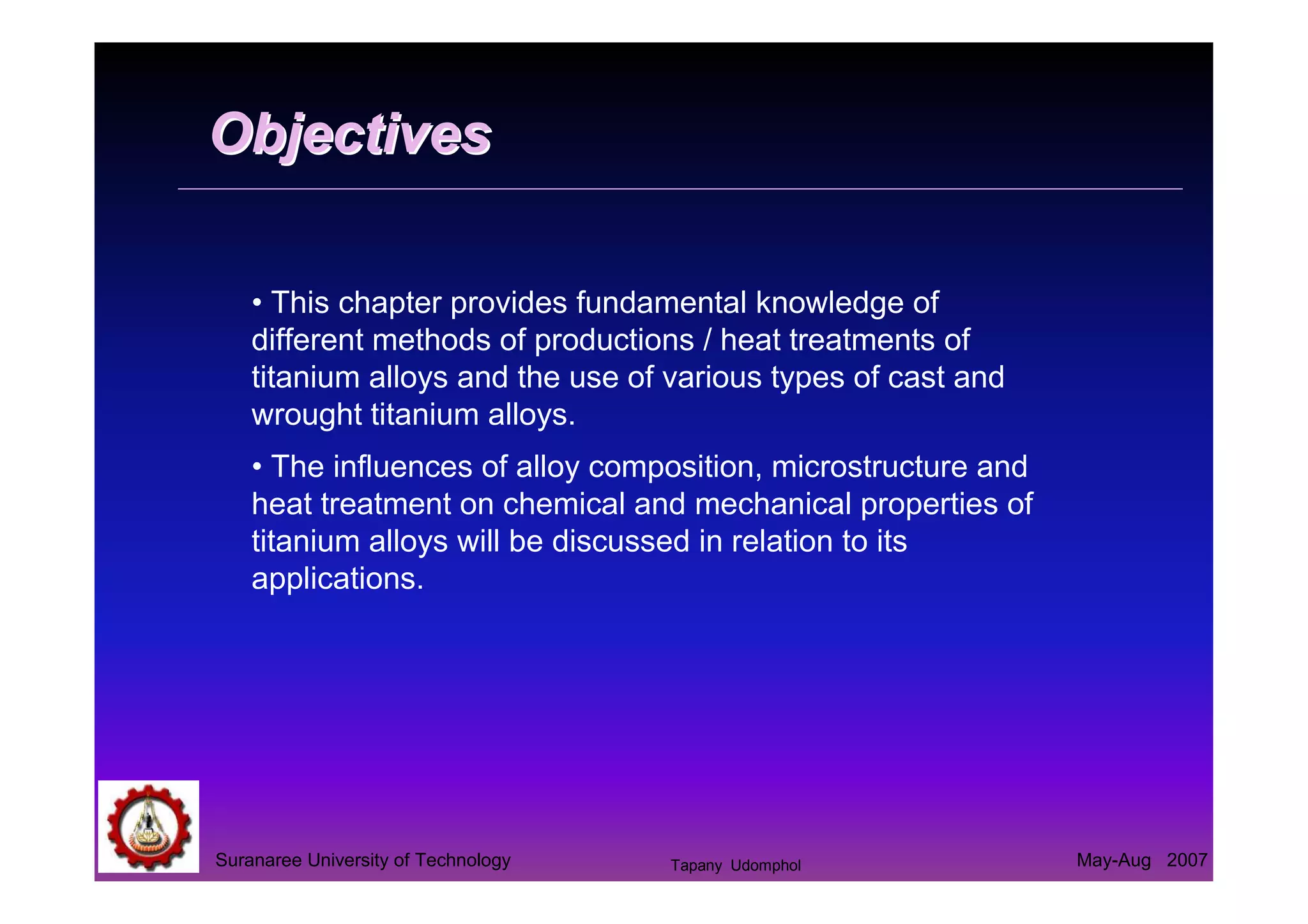 titanium and titanium alloys | PDF
