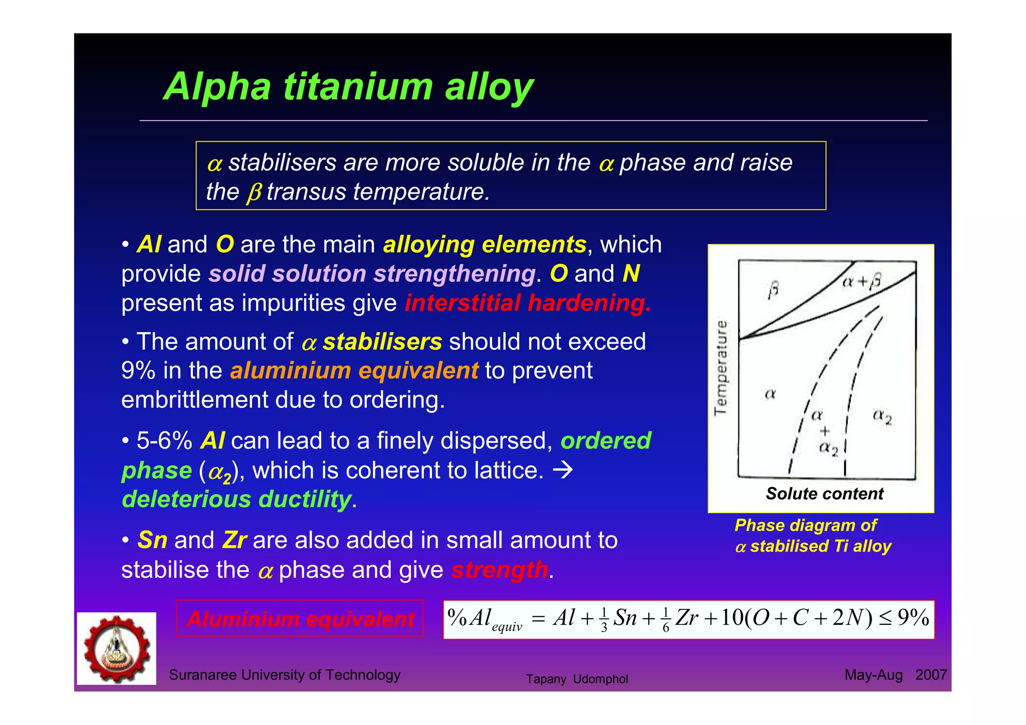 titanium and titanium alloys | PDF
