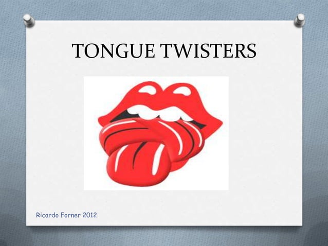 Tongue Twisters | PPT