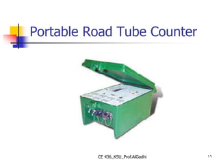 05 Traffic Data Collection (Traffic Engineering هندسة المرور & Prof ...