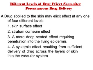 Transdermal drug delivery system | PPT
