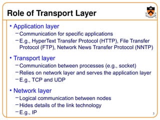 OSI Model - transport Layer protocols | PPT