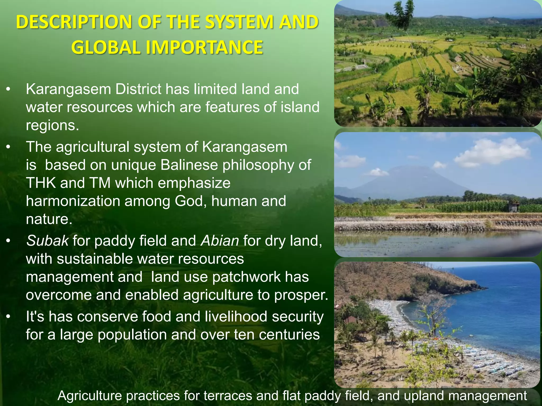 Integrated Agricultural System of Tri Hita Karana - Tri Mandala in Bali ...