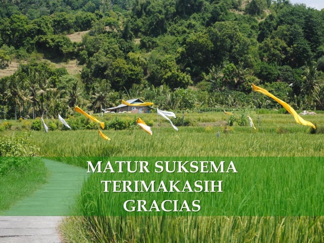 Integrated Agricultural System of Tri Hita Karana - Tri Mandala in Bali ...