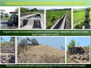 Integrated Agricultural System of Tri Hita Karana - Tri Mandala in Bali ...