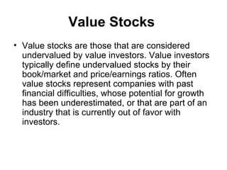 05 type of stock | PPT