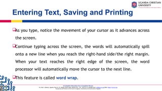 Comprehensive Introduction to Word Processing and File Management | PPTX