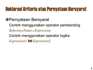 05 vb condition | PPT