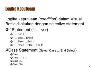 05 vb condition | PPT