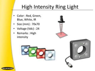 Machine Vision Lighting | PPTX