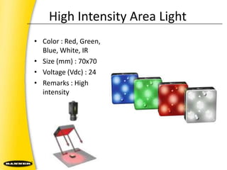 Machine Vision Lighting | PPTX