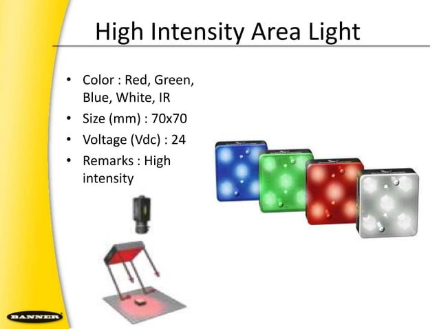 Machine Vision Lighting | PPTX