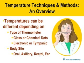 05 vital signs temperature phase i presentation | PPT