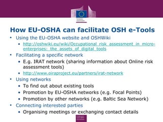 Innovative IT solutions to support OSH – what is going on in Europe ...