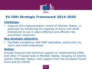 Innovative IT solutions to support OSH – what is going on in Europe ...
