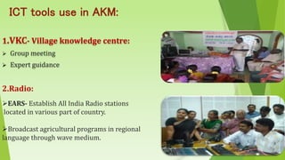 ICT IN AGRICULTURAL KNOWLEDGE MANAGEMENT | PPTX