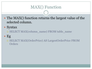 06.02 sql alias | PPT