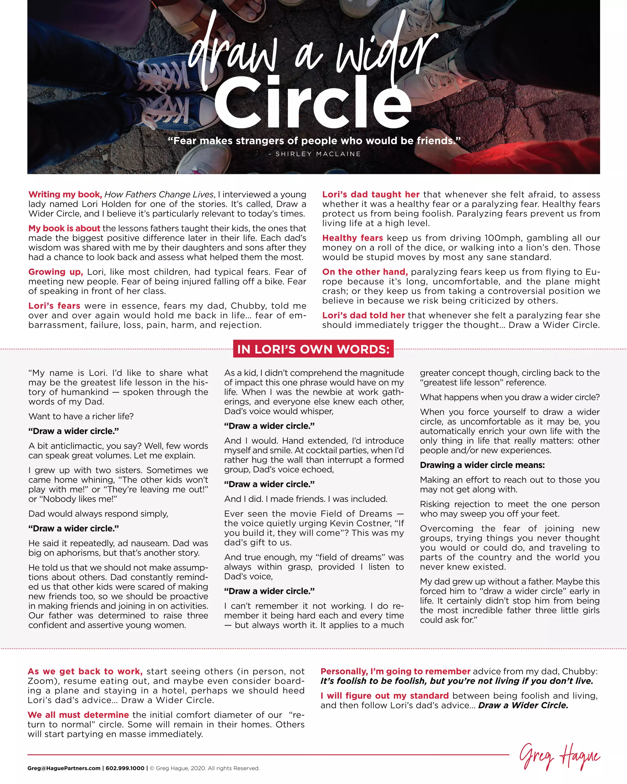 Draw a Wider Circle | PDF