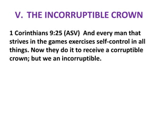 incorruptible things | PPT