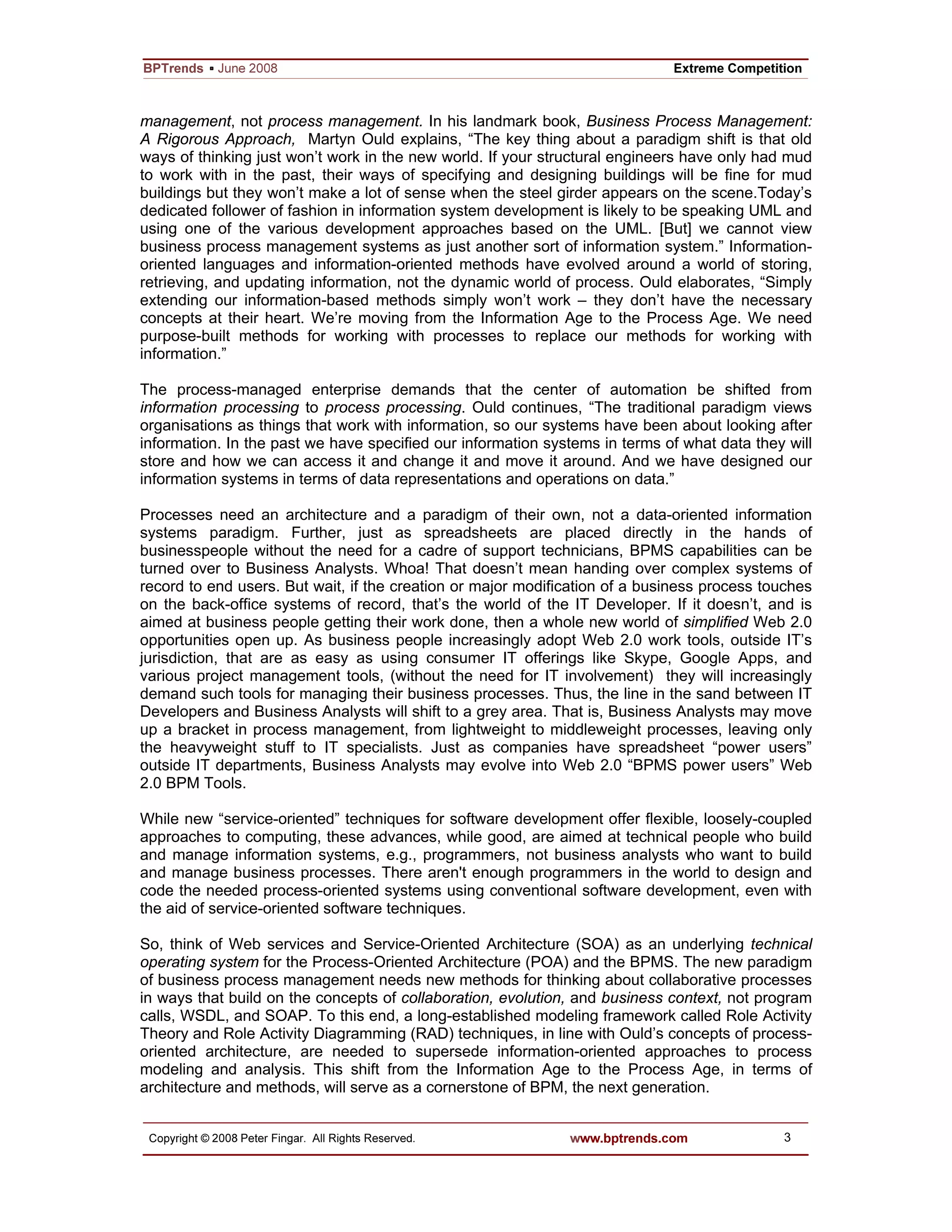 Next generation BPM | PDF