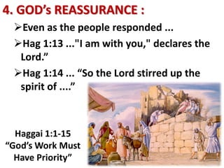 06 09 haggai 1 god's work must have priority (final) | PDF