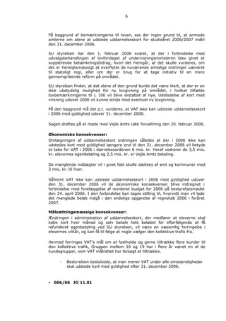 Bestyrelsesmøde den 20. februar 2006 | Vejle Amts Trafikselskab | PDF
