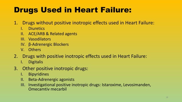 Drugs used in Heart Failure | PPT