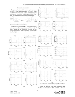 Direct Model Reference Adaptive Internal Model Controller for DFIG Wind ...