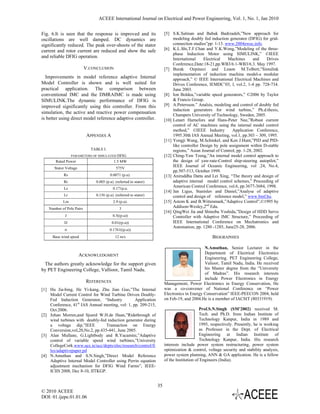 Direct Model Reference Adaptive Internal Model Controller for DFIG Wind ...